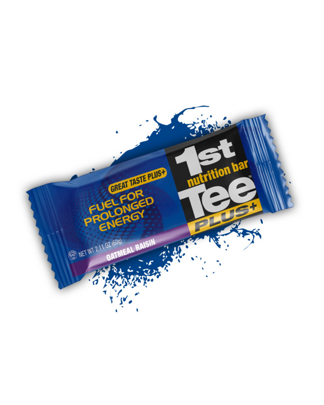 1st Tee PLUS+ Oatmeal Raisin Nutrition Bar – Golf Energy Bar